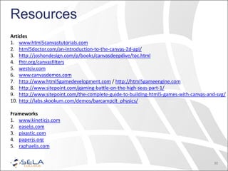 Drawing in HTML5 Open House | PPTX