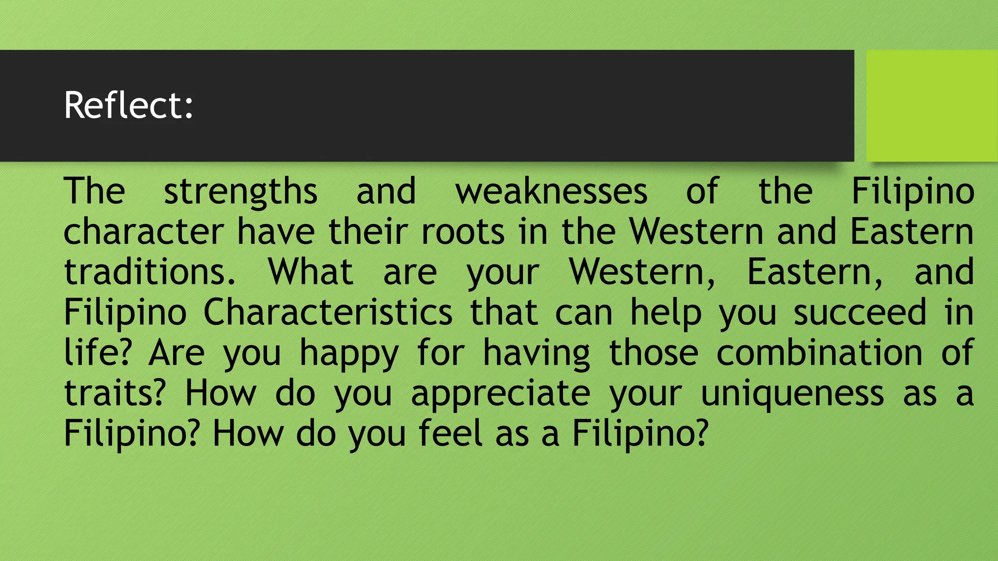 the western and eastern concepts of self | PPTX