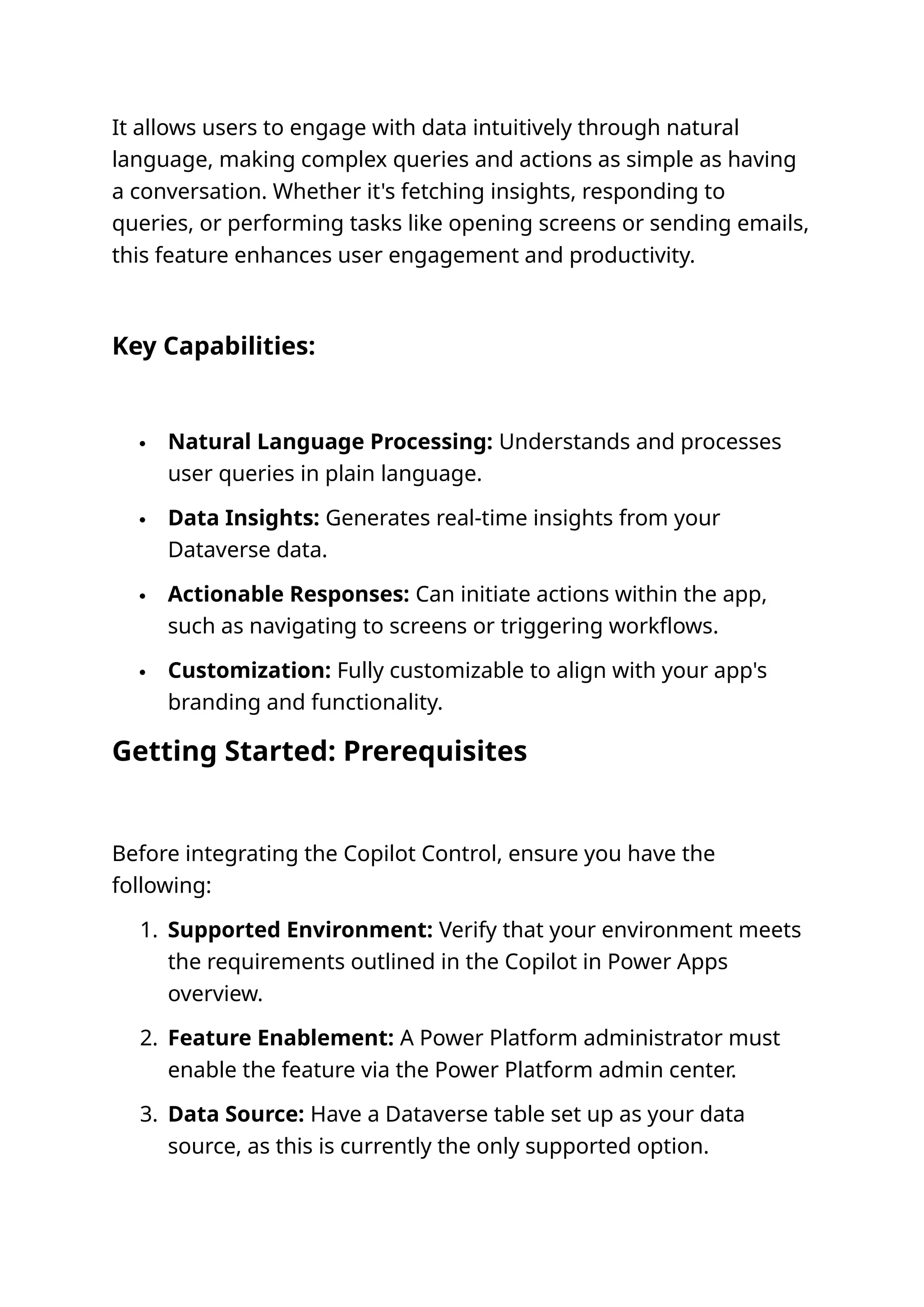 Enhancing Canvas Apps with Copilot Control in Power Apps | PDF