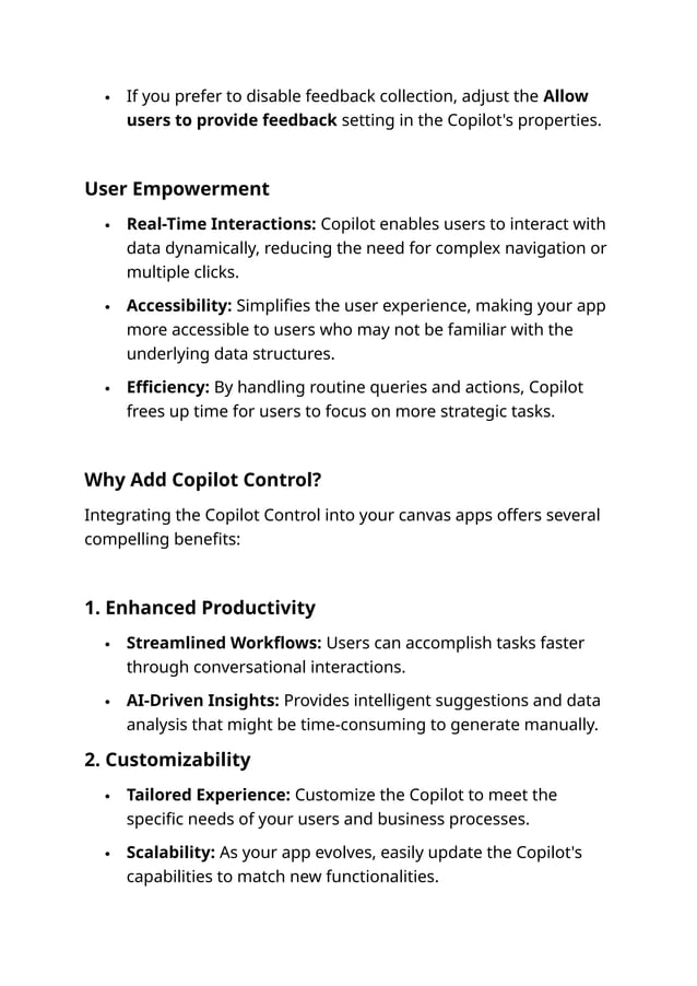 Enhancing Canvas Apps with Copilot Control in Power Apps | PDF