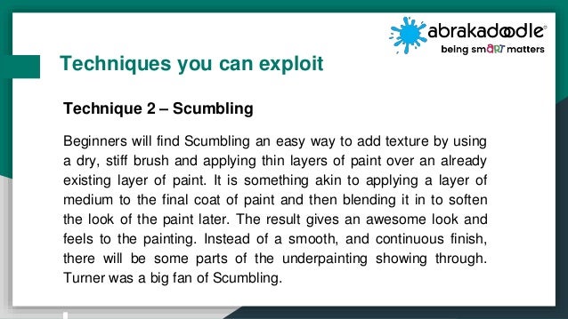 Canvas art painting techniques for children | Abrakadoodle | PPTX