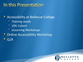 Introduction to Accessibility presentation | PPTX