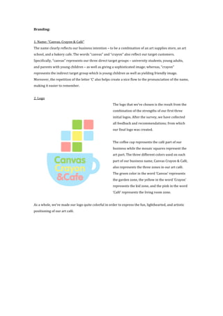 Canvas, Crayon & Cafe | PDF