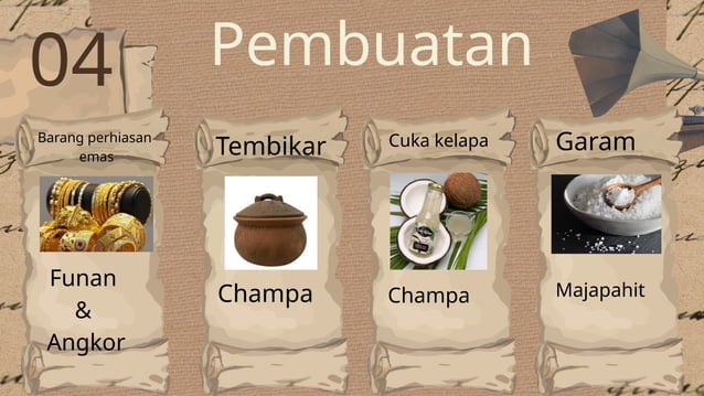 sejarah tingkatan 2 kssm sub topik 2.2 ekonomi kerajaan awal melayu | PPTX