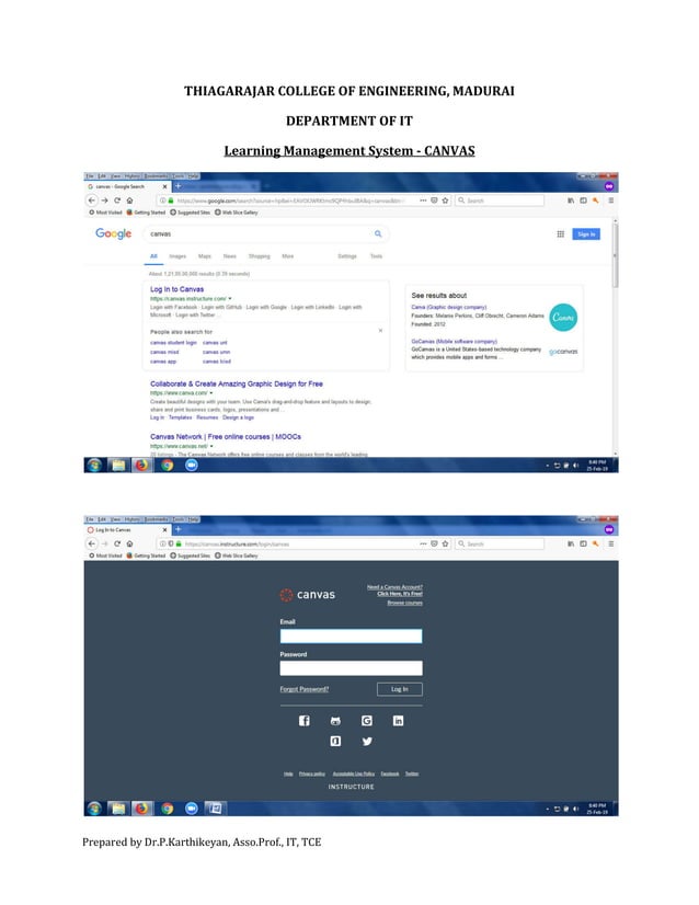 Canvas LMS Creation | PDF