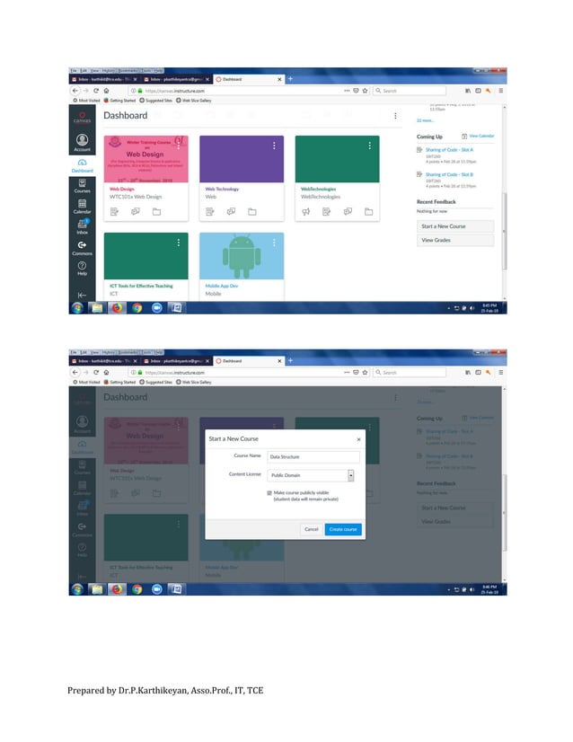 Canvas LMS Creation | PDF