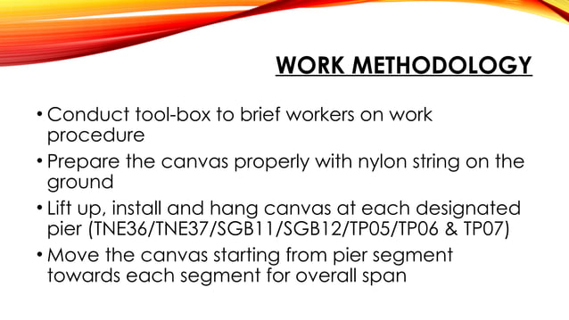 Canvas protection installation for lsc tendon grouting.pptx