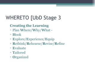 Canvas ubd tech | PPT | Educational Assessment | Education