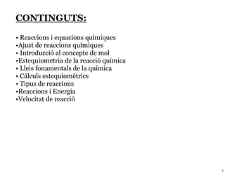 Canvis quimics | PDF