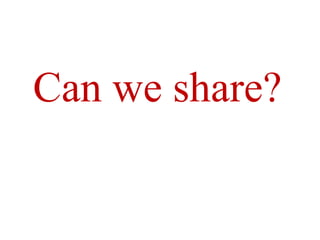 Can we share | PPTX