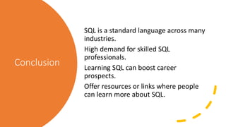 Can we use SQL in java.pptx.Join SQL Training in Chandigarh | PPT
