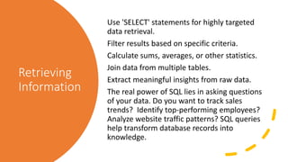 Can we use SQL in java.pptx.Join SQL Training in Chandigarh | PPT