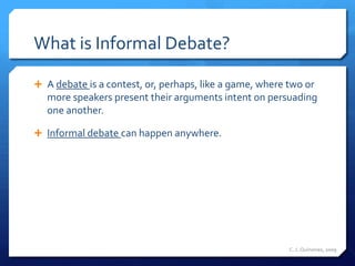 Can You Convince Me Seminar | PPT