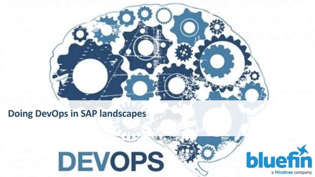 Can you do DevOps in SAP (SAP -> DevOps) | PPT