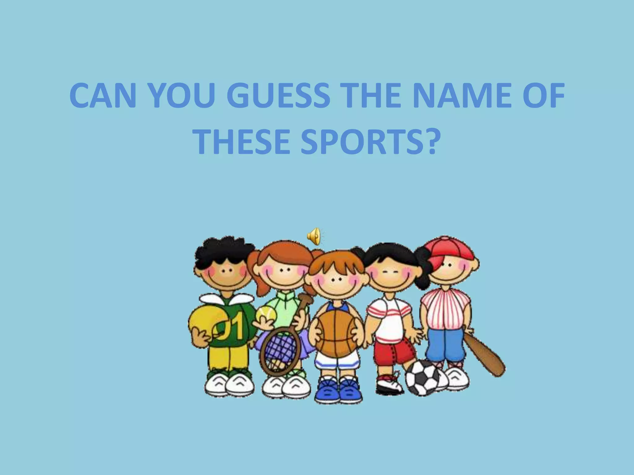Can you guess the name of these sports | PPSX | Participant Sports ...
