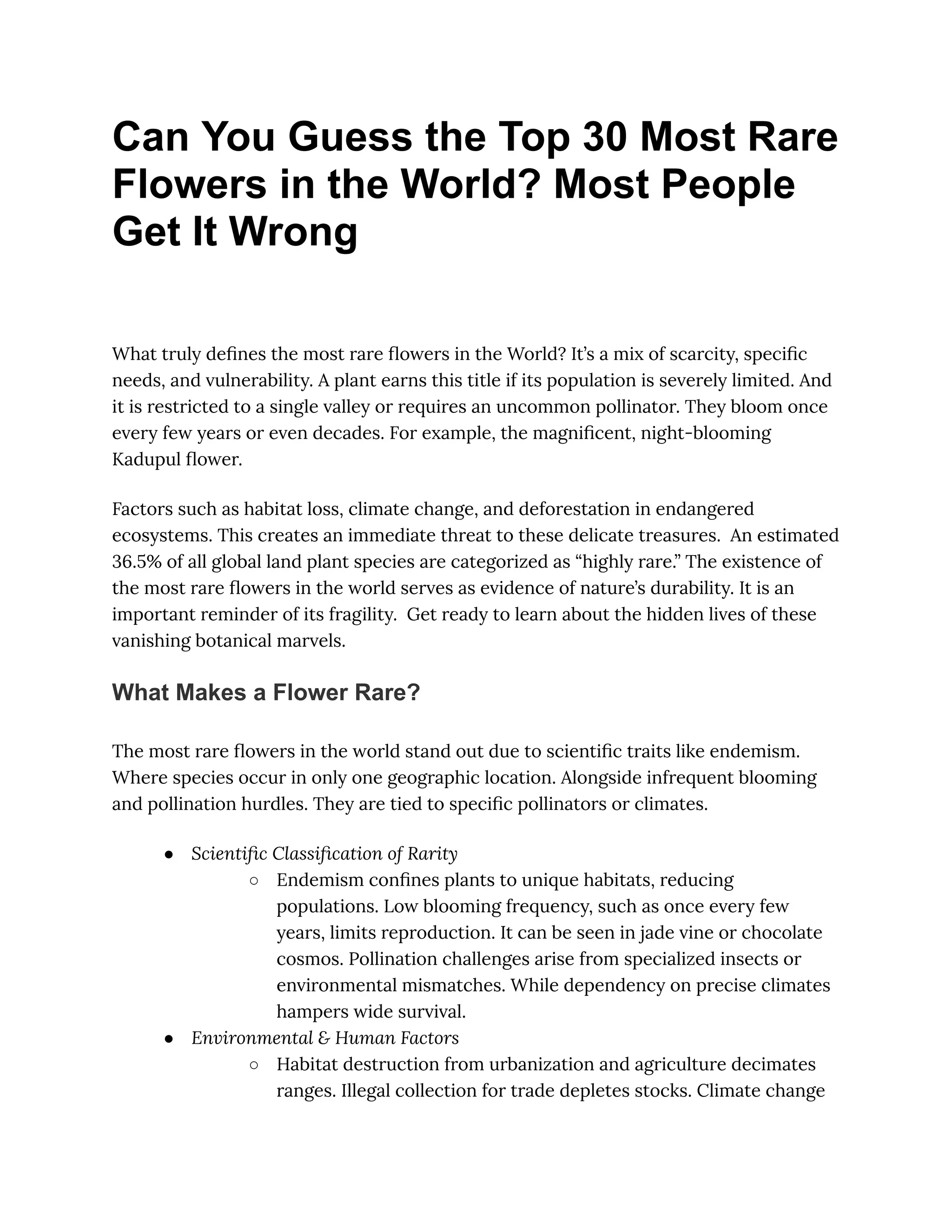 Can You Guess the Top 30 Most Rare Flowers in the World.pdf