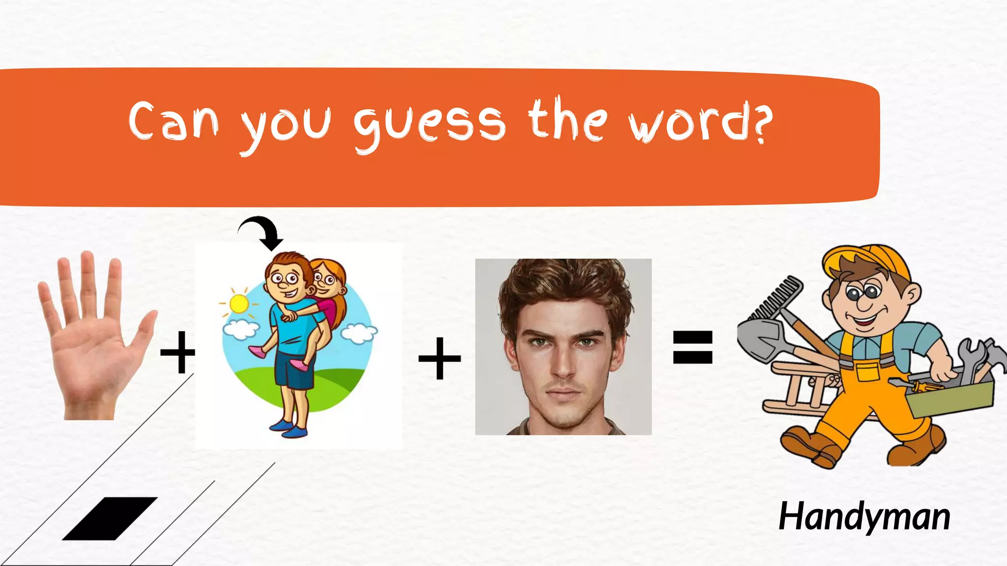 Can you guess the words with pictures? | PPTX