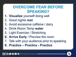 "Can You Hear Me Now?" Public Speaking and the Power of Words | PPT