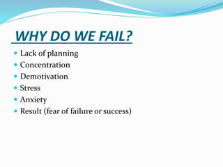 Can you learn from failure ? | PPTX