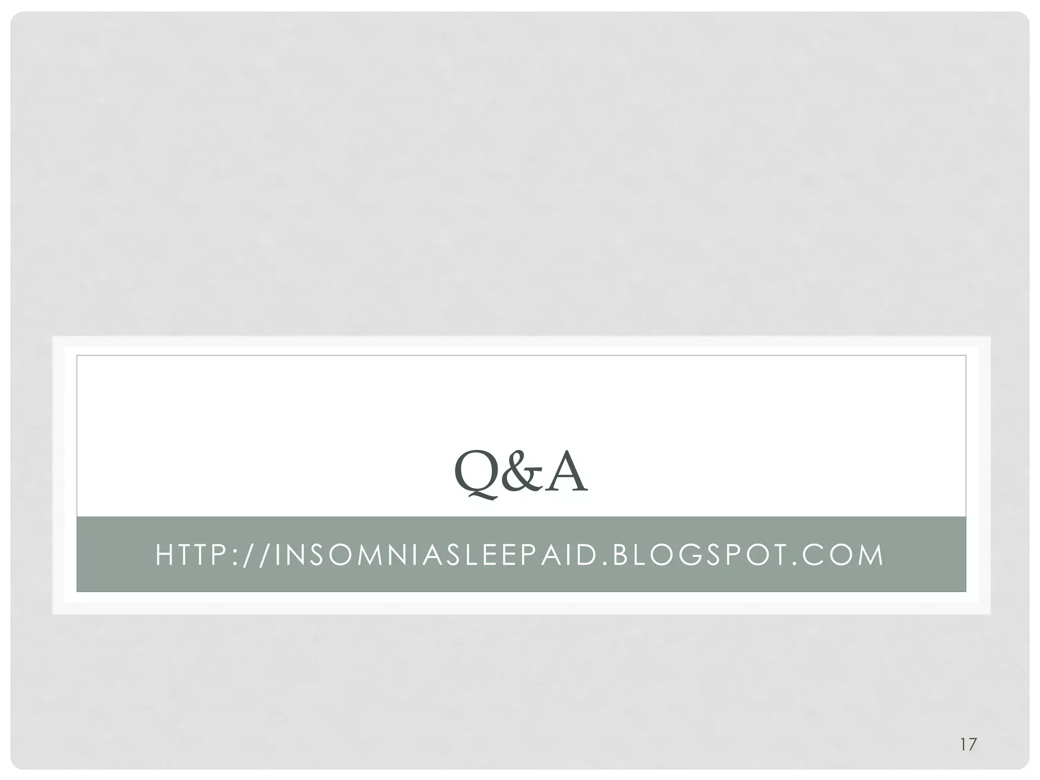 Can you sleep at night? | PPT