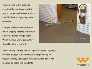 Spot the Slip and Fall Hazards | PPTX