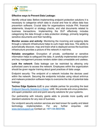 Can You Tell Me About Some Effective Ways to Prevent Data Leakage? | PDF | Information Services ...
