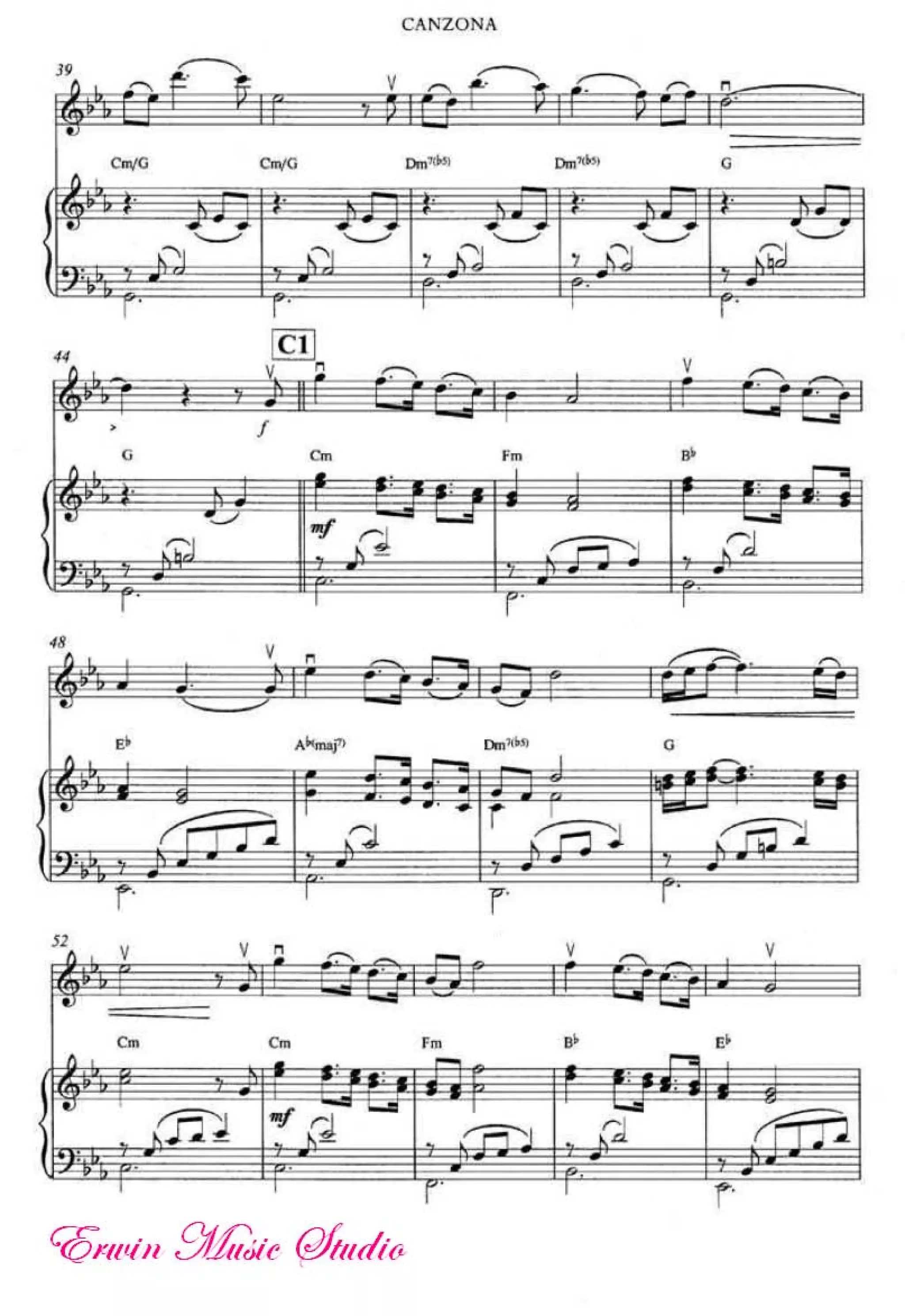 Canzona piano+violin | PDF