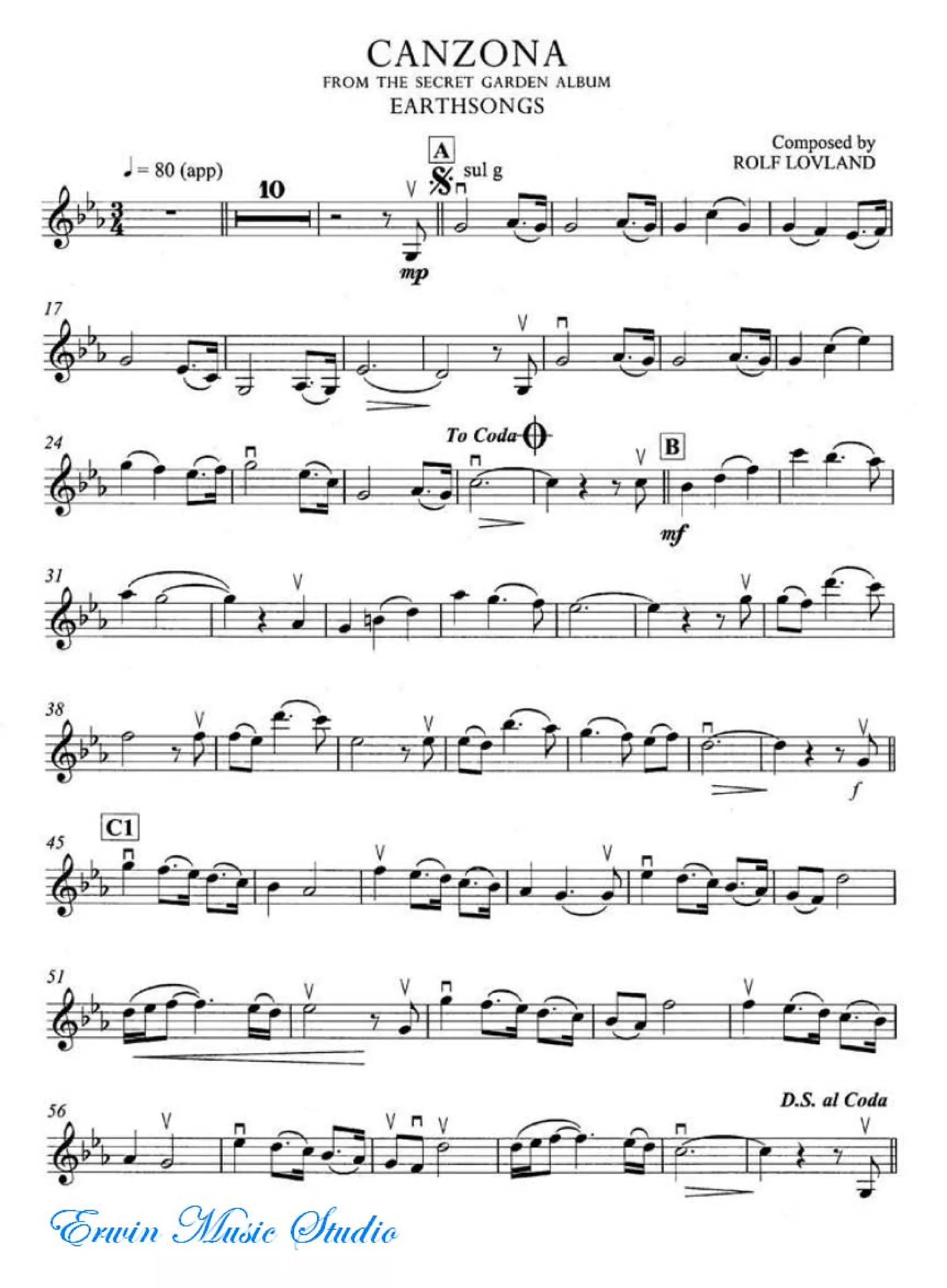 Canzona violin | PDF