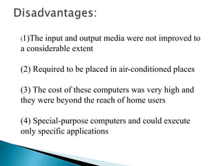 2nd generation of computer | PPTX