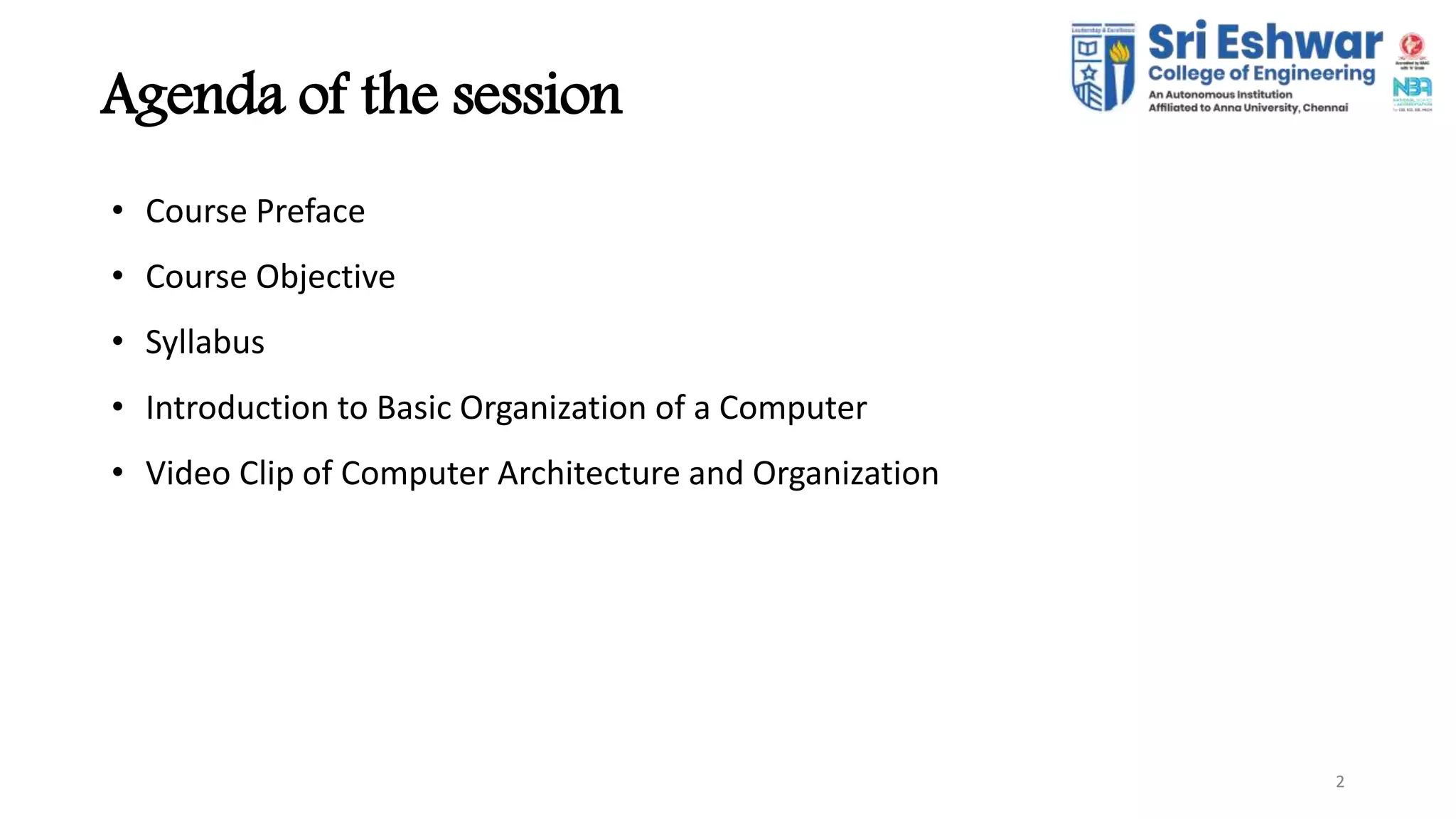 Computer Architecture and Organiaztion- intro | PPT