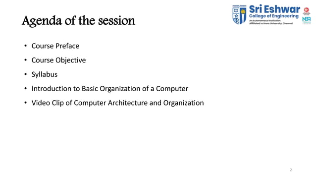 Computer Architecture and Organiaztion- intro | PPT