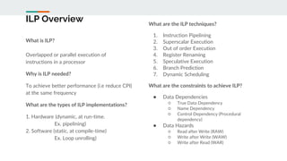 Computer Architecture and Organization | PPTX