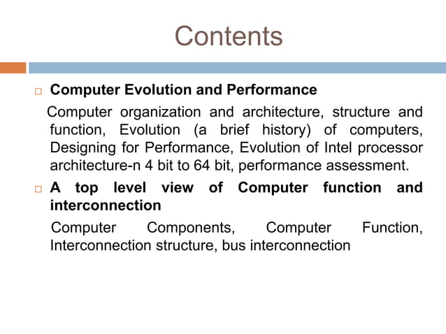 CAO-Unit-I.pptx | Data Storage and Warehousing | Computing