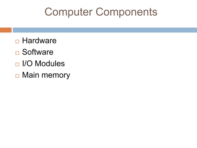 CAO-Unit-I.pptx | Data Storage and Warehousing | Computing