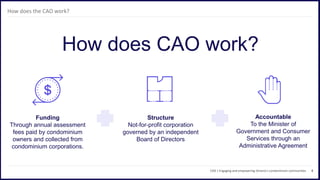 Engaging and empowering Ontario’s condominium communities | PPT