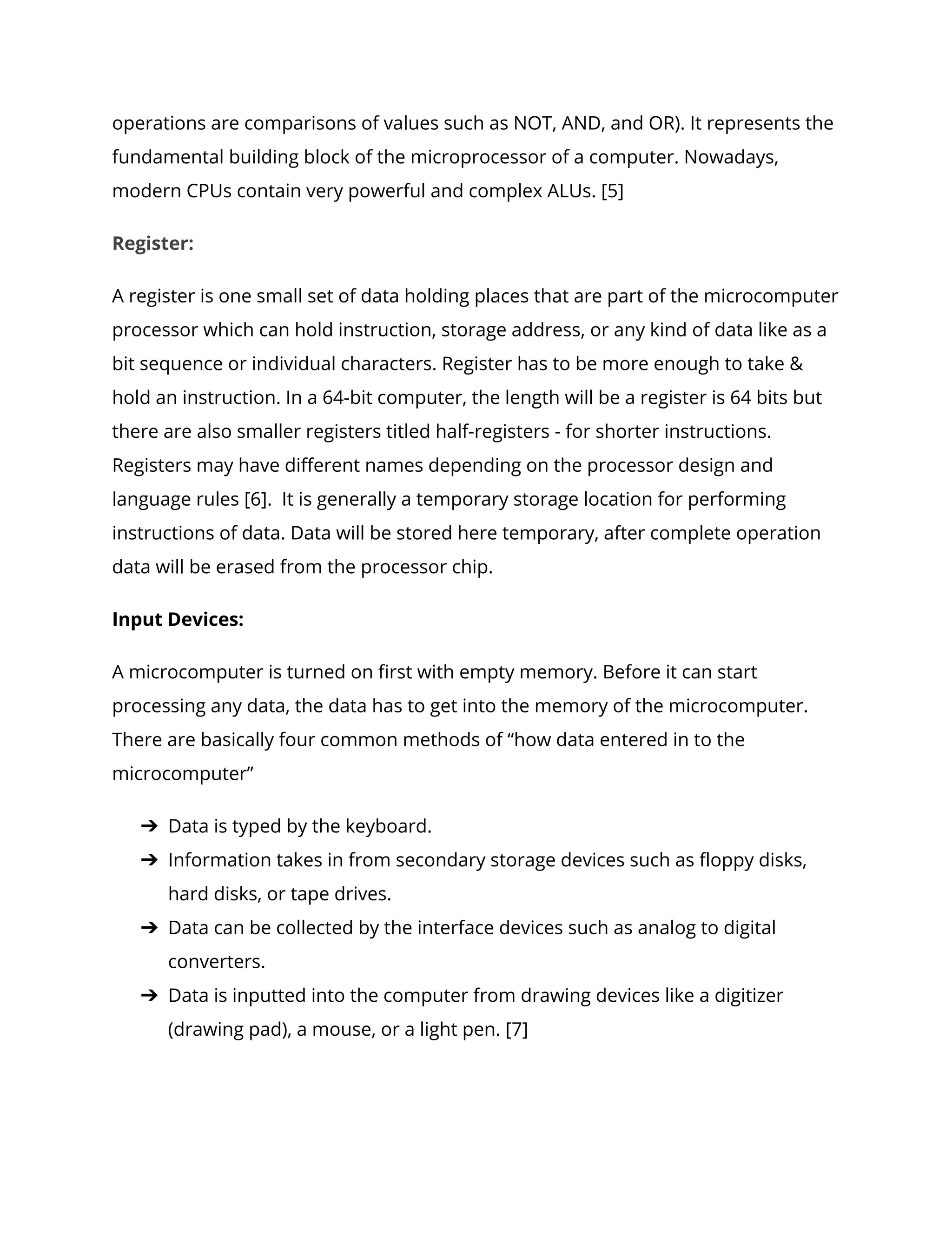 The Basic Configuration of a Microcomputer | PDF