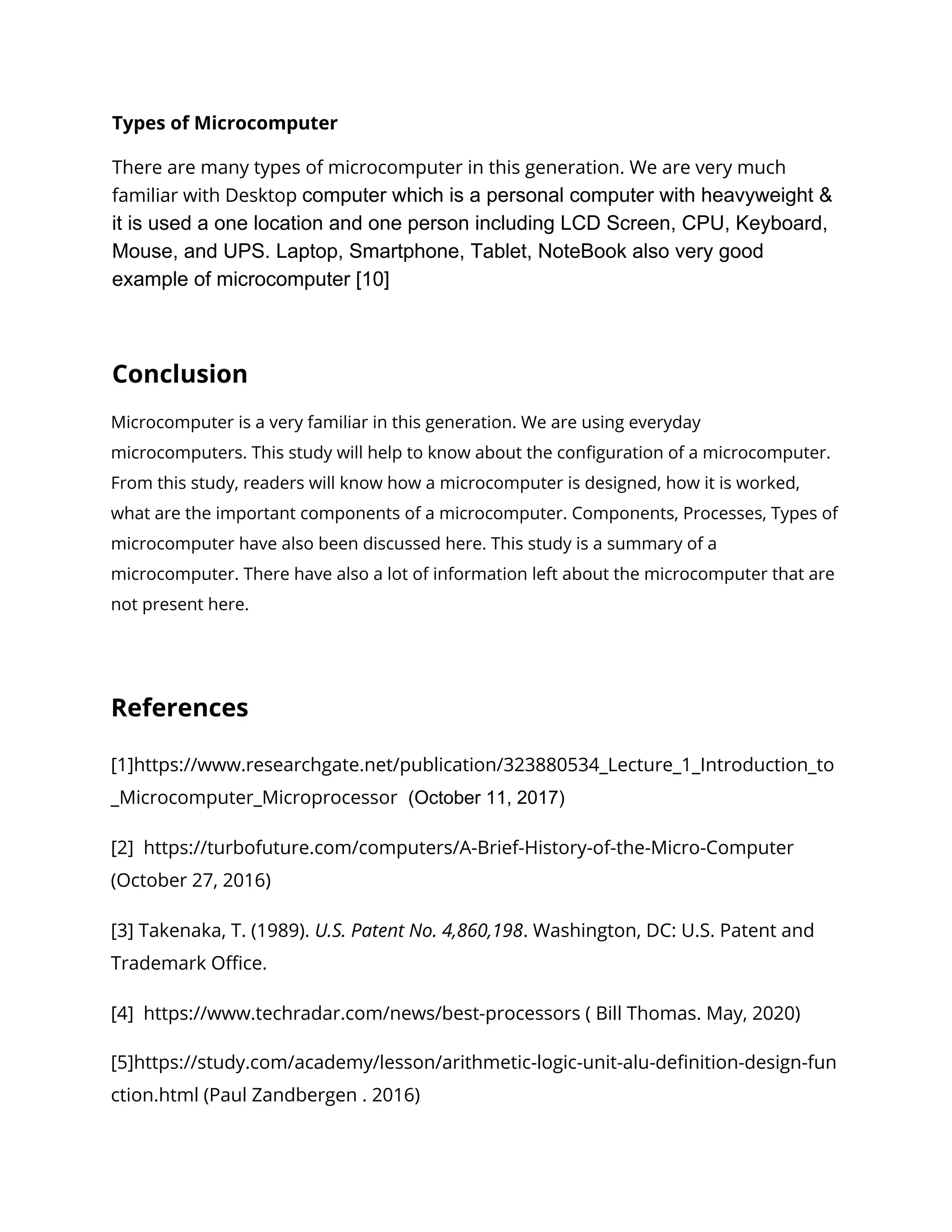 The Basic Configuration of a Microcomputer | PDF