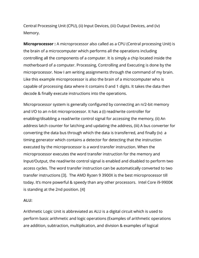 The Basic Configuration of a Microcomputer | PDF