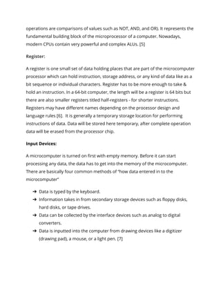 The Basic Configuration of a Microcomputer | PDF