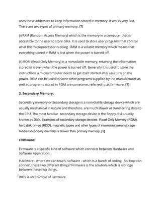 The Basic Configuration of a Microcomputer | PDF