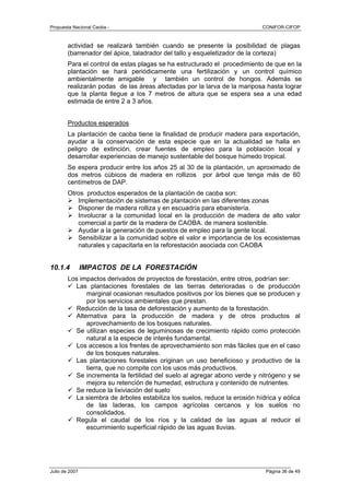 Caoba cultivo | PDF
