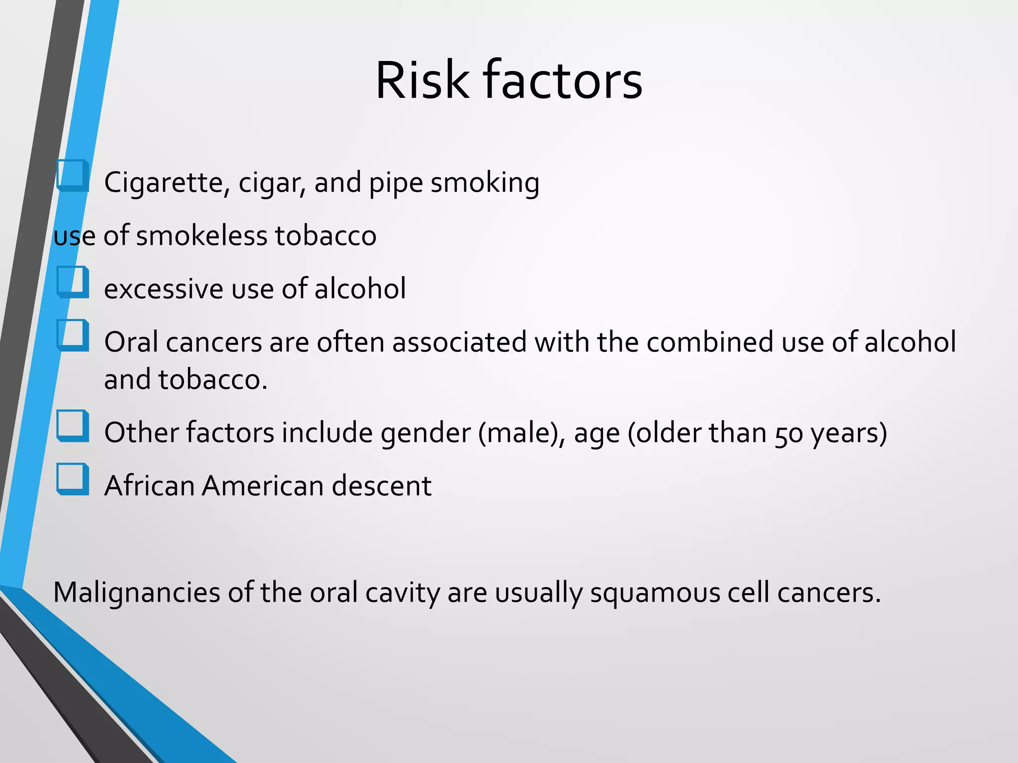 Cancer of oral cavity- Easy explanation for Nurses- | PDF