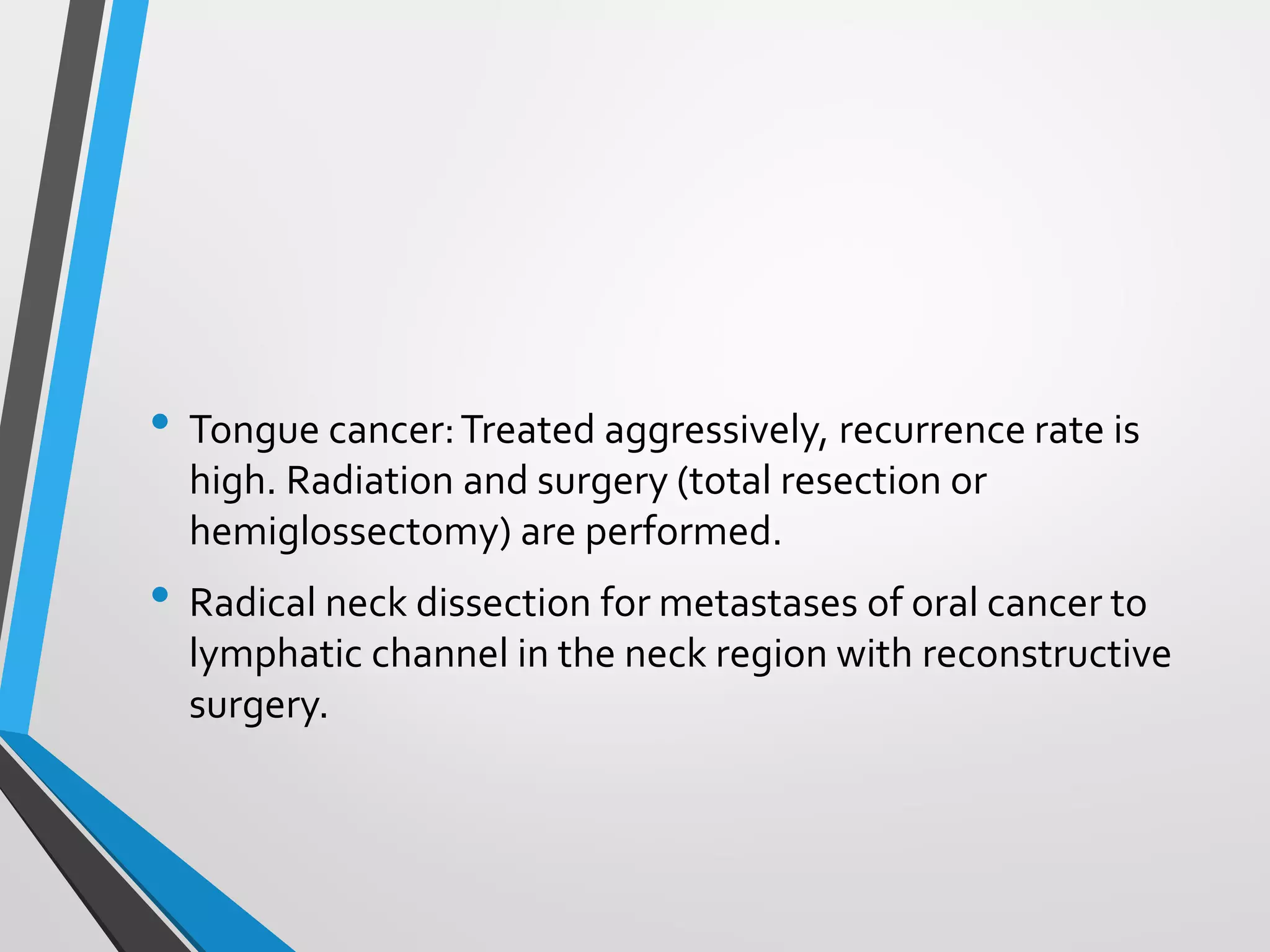 Cancer of oral cavity- Easy explanation for Nurses- | PDF