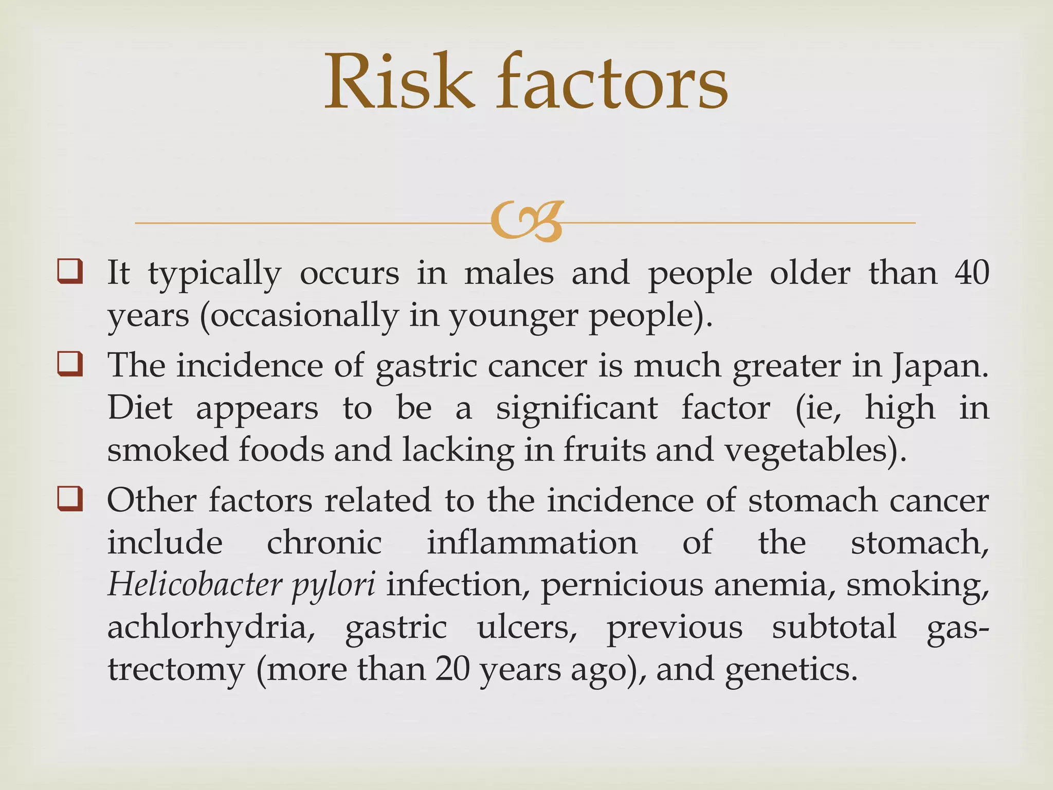 Cancer of Stomach - Easy explanation for Nurses- | PDF