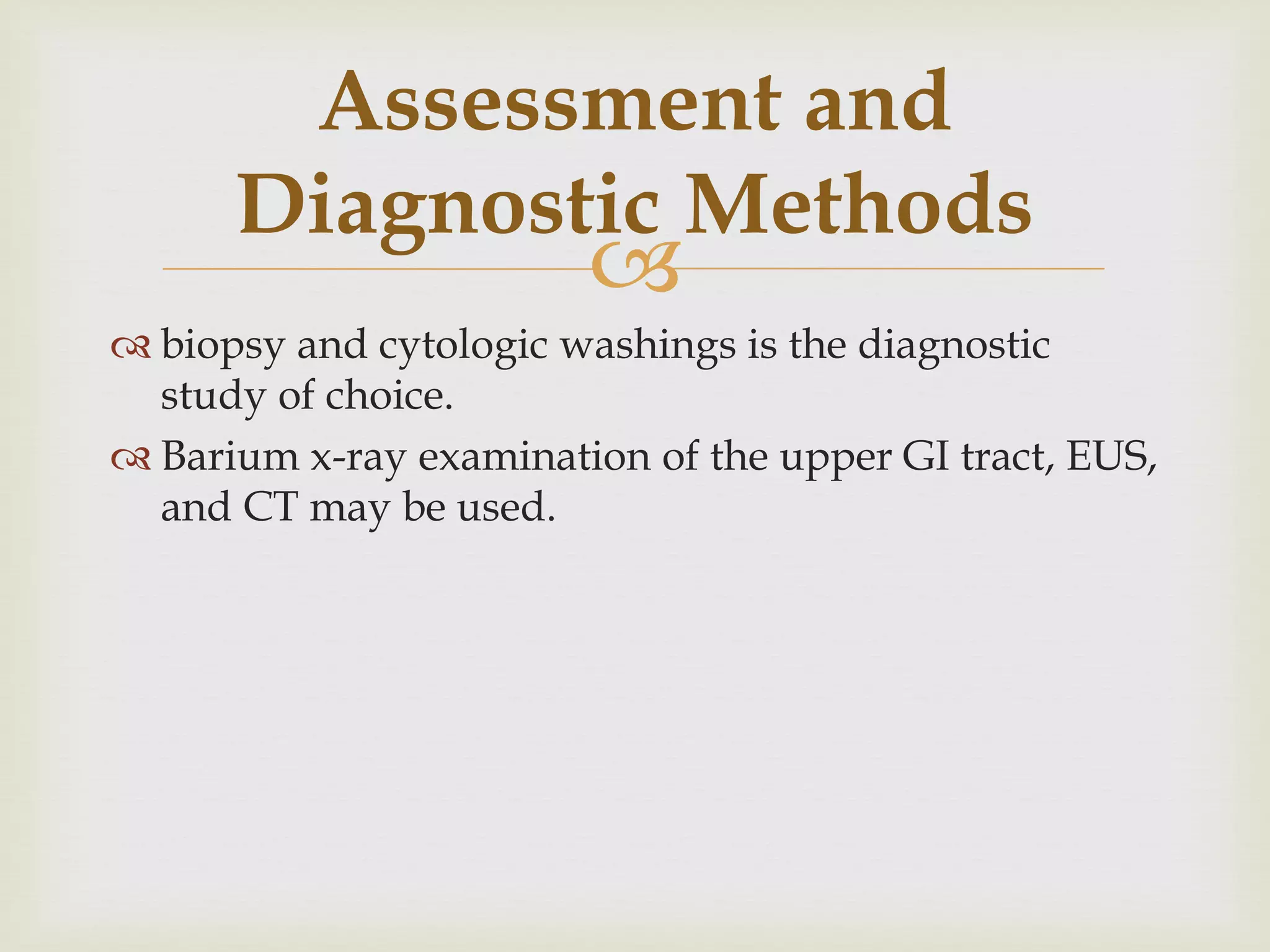 Cancer of Stomach - Easy explanation for Nurses- | PDF