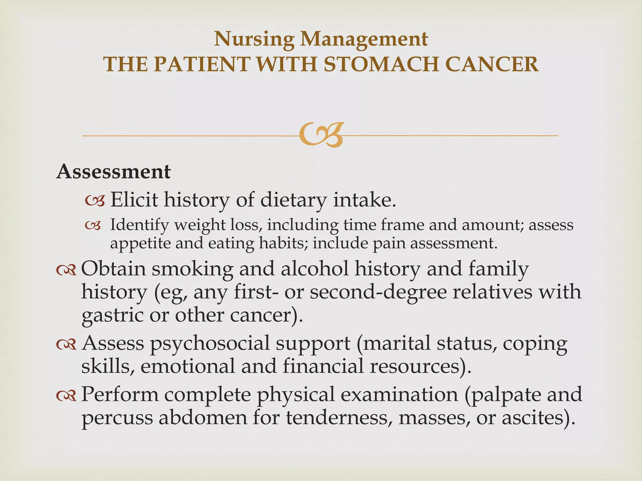 Cancer of Stomach - Easy explanation for Nurses- | PDF