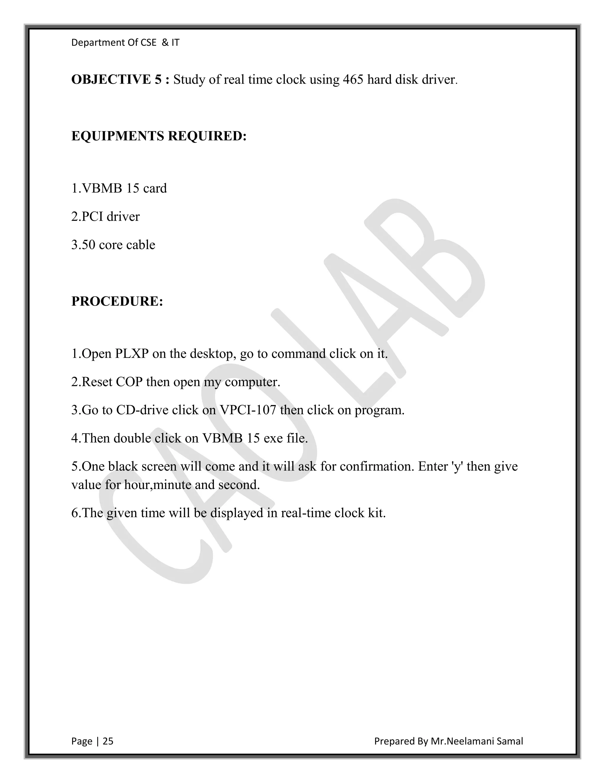 Computer Architecture Lab Manual Pdf 