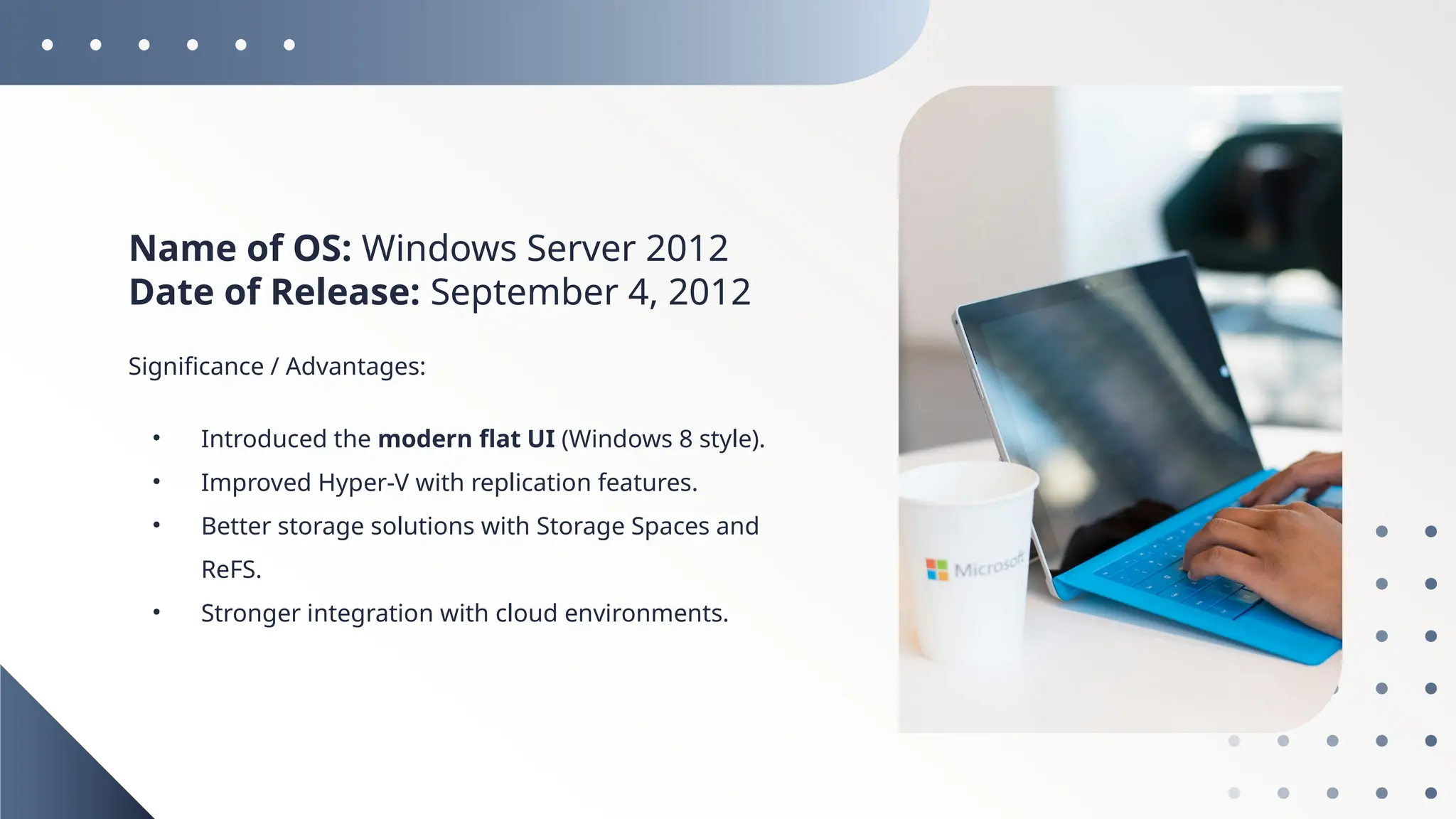 Evolution of the windows server old to new | PPTX