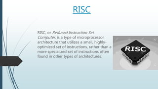 PPT ON RISC | PPT