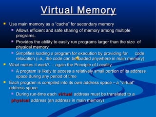 Virtual Memory ,Direct memory addressing and indirect memory addressing presentation | PPT